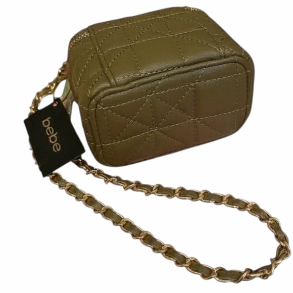 bebe | Bags | Bebe Olive Quilted Crossbody Bag | Poshmark